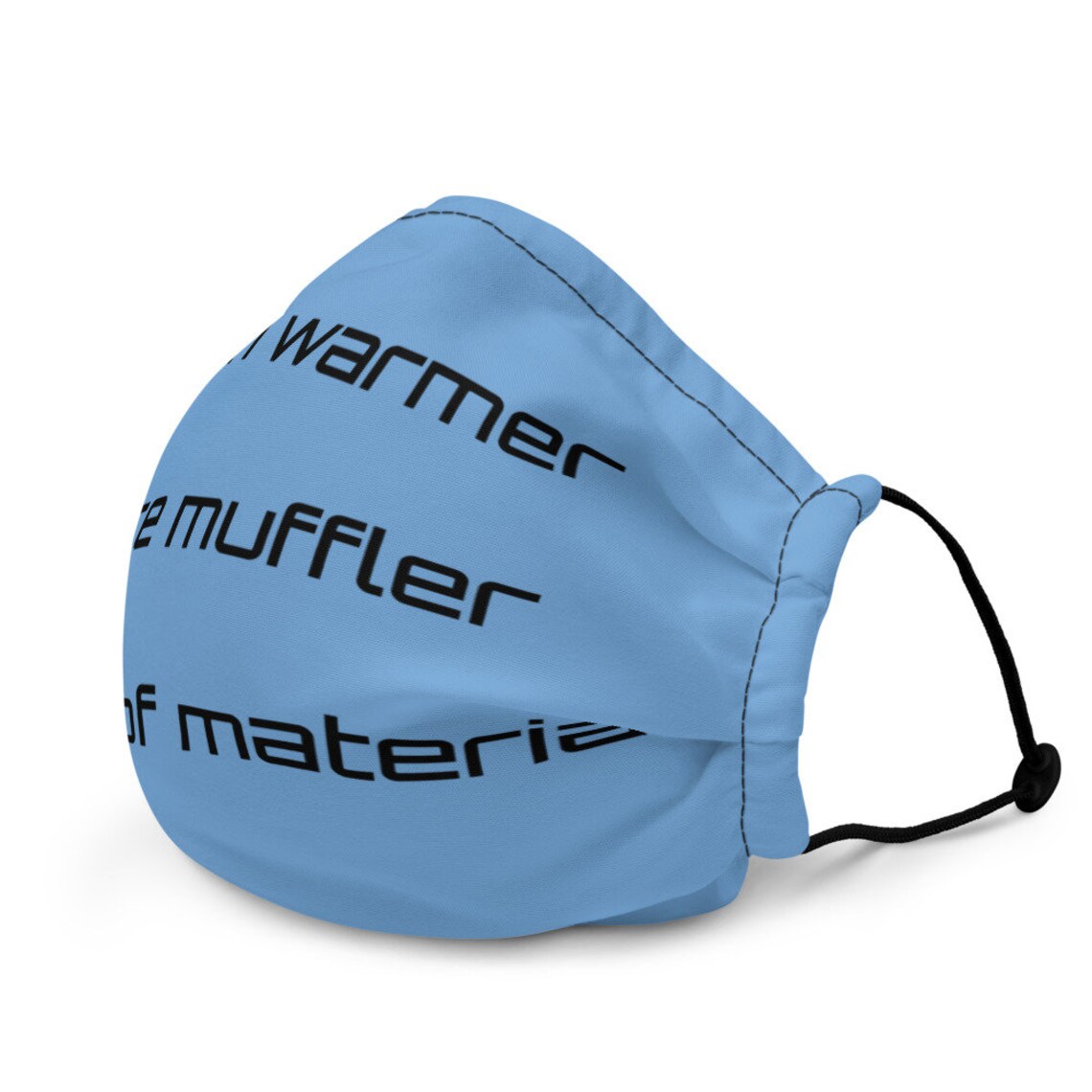 Mouth warmer voice muffler waste of material Premium face | Etsy