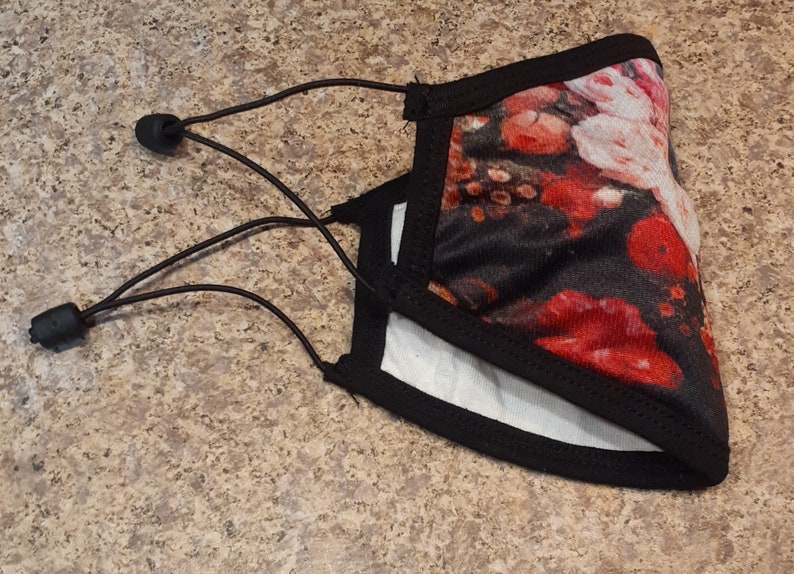 Victorian Mask Custom Made Pretty Washable Reusable Adult Unisex Face ...