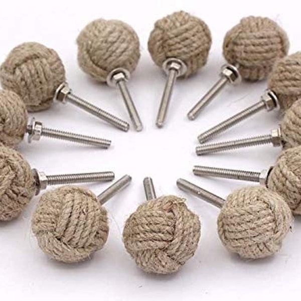 Rope Drawer Pulls - Etsy