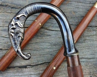 Elephant Walking Stick - Etsy