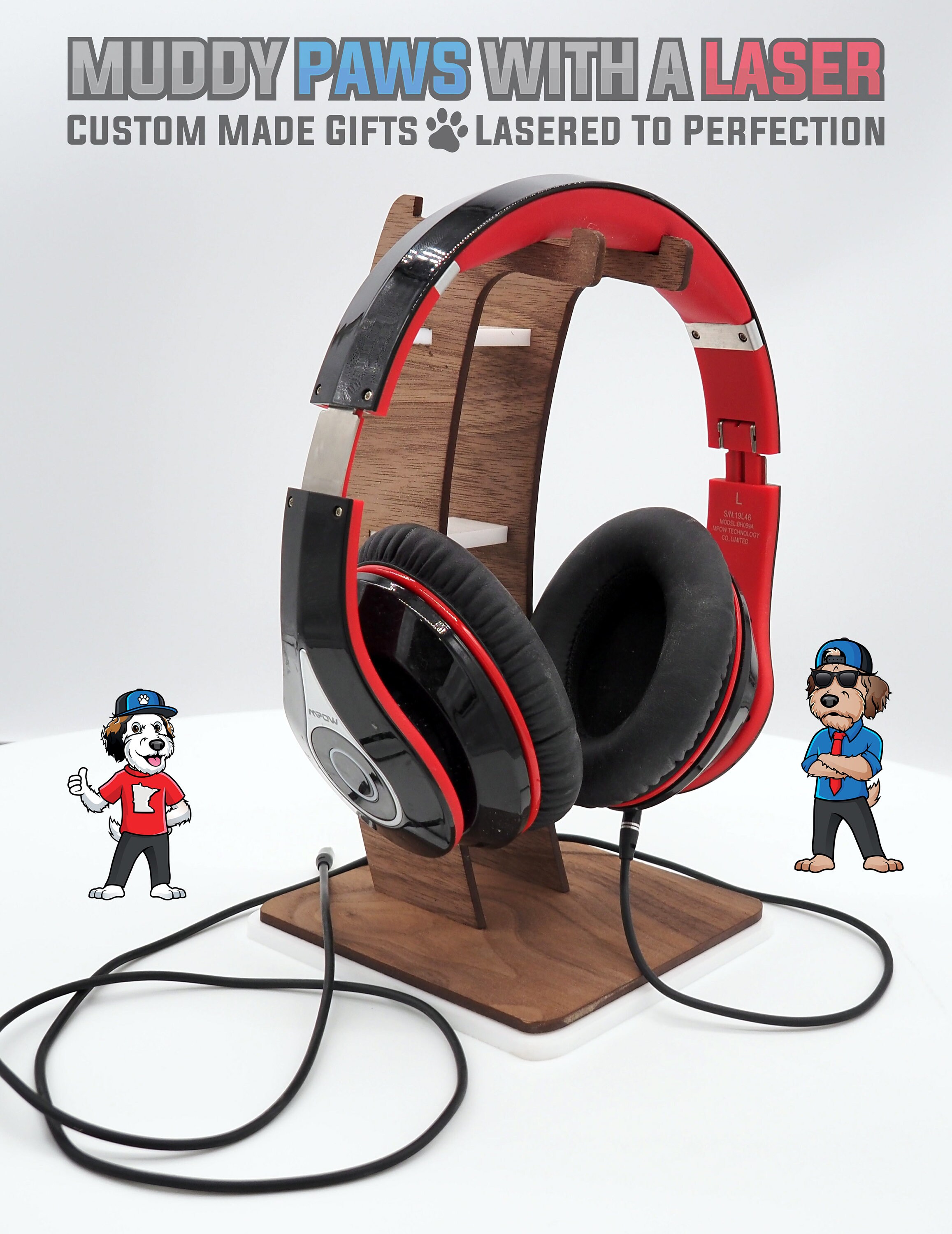 Single Headset Stand Personalized Great Gift for Teens and - Etsy