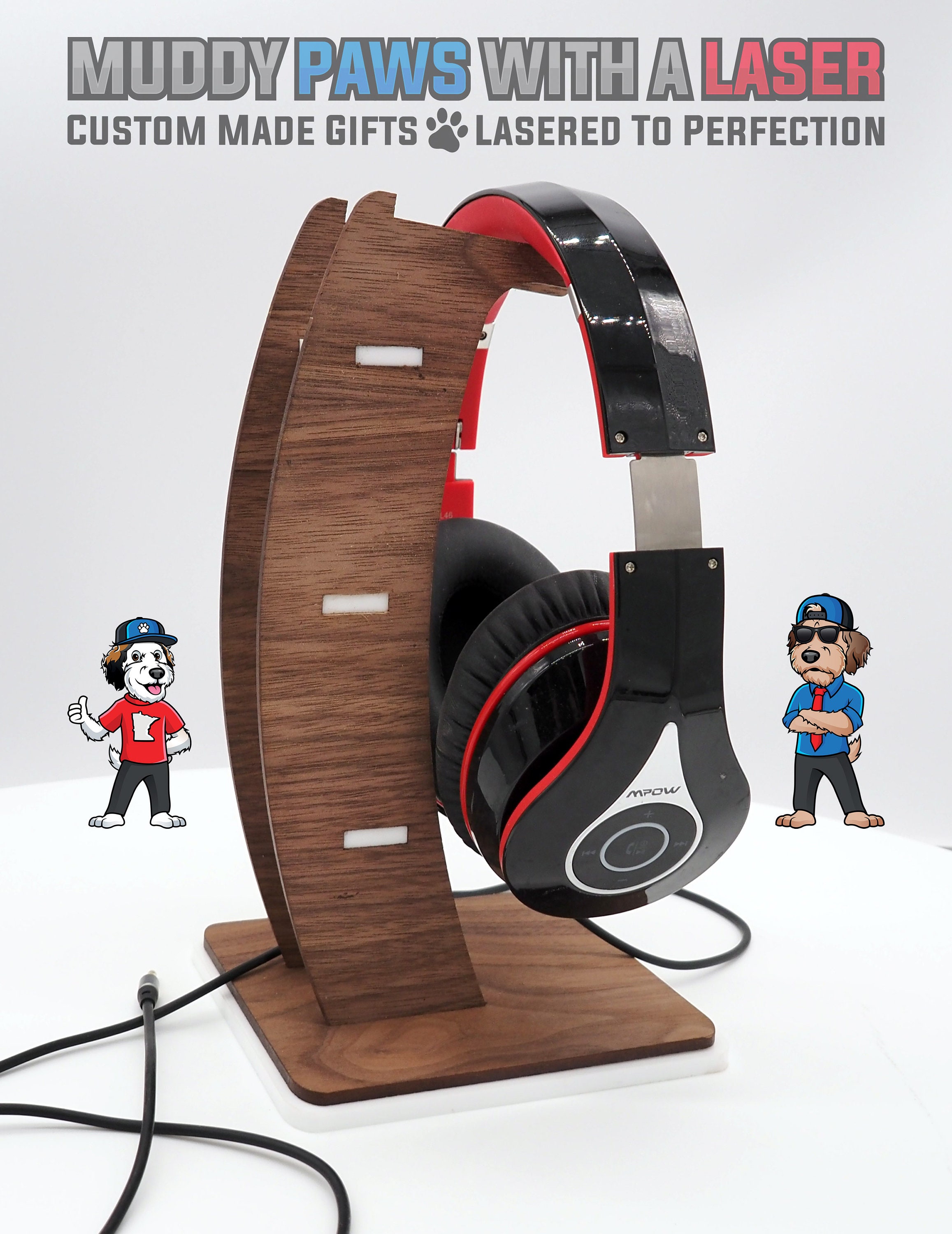 Single Headset Stand Personalized Great Gift for Teens and - Etsy