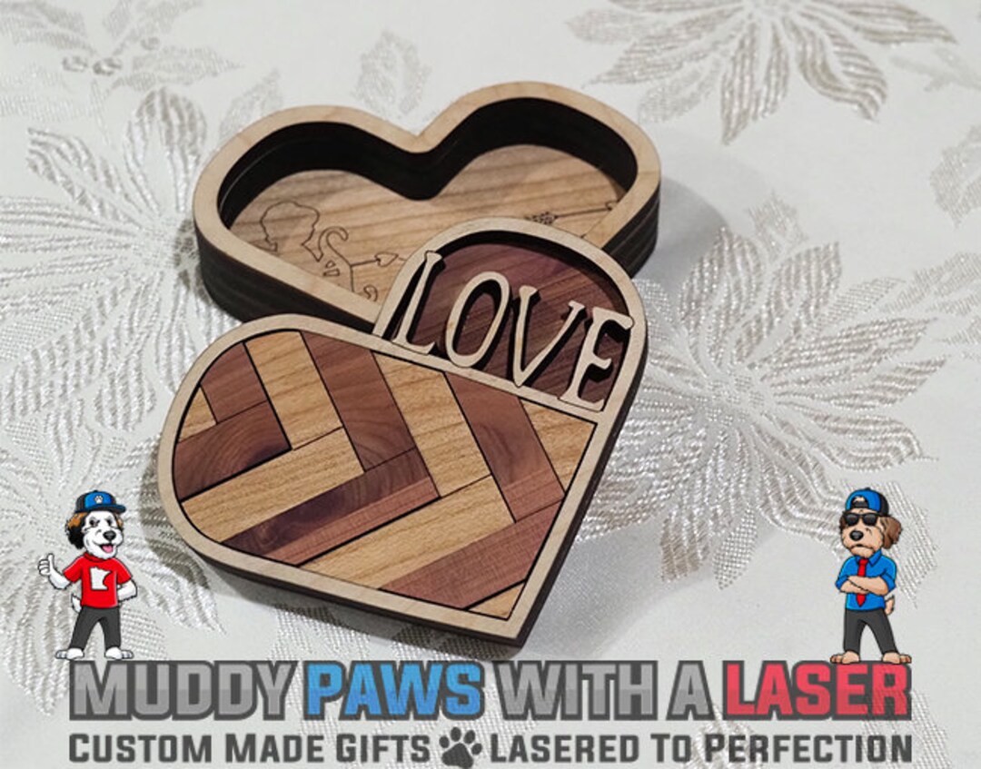 Forme du cœur, Cupidon Valentine Love Gift Box Décoration étonnante ...