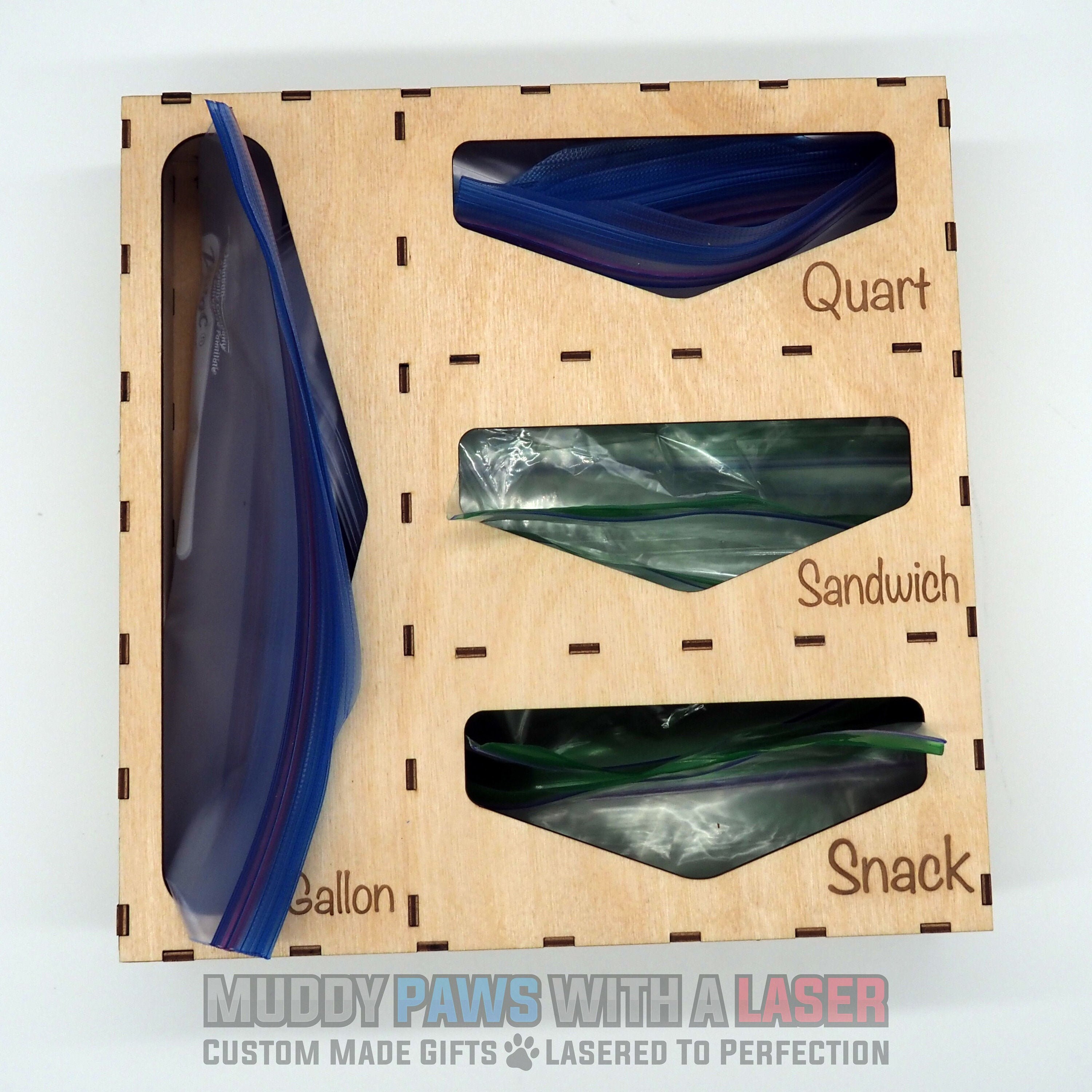 Kitchen Bag Organizer Pantry Storage Baggie Sandwich - Etsy