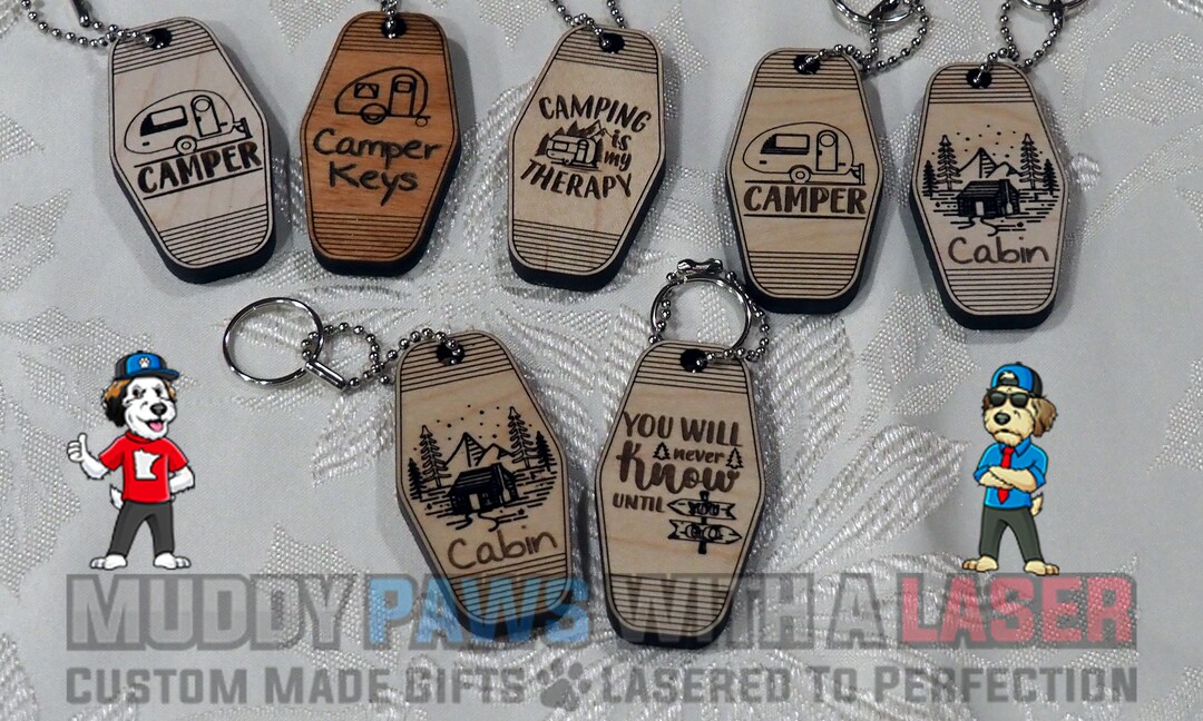 Keychains for the Camper, RV, Cabin, 2nd Home, Vacation Home. Multiple ...