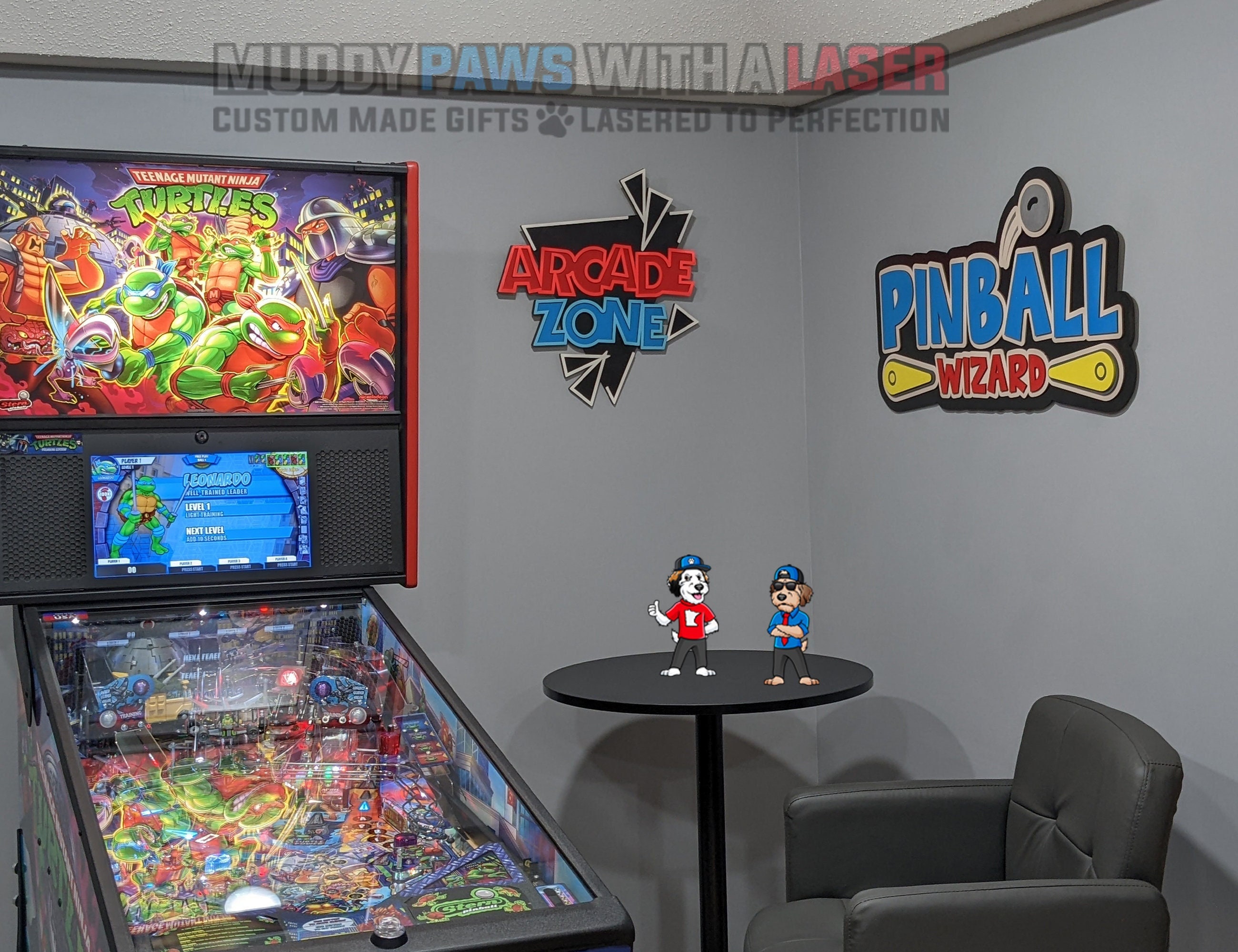 Arcade Zone Laser Engraved Handmade 3D Sign Pinball Game - Etsy