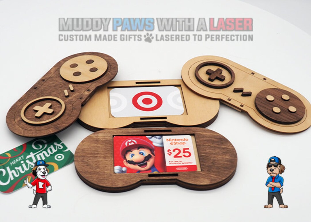 Gaming Controller Gift Card Holder - Hide Your Cash - Display on Your ...