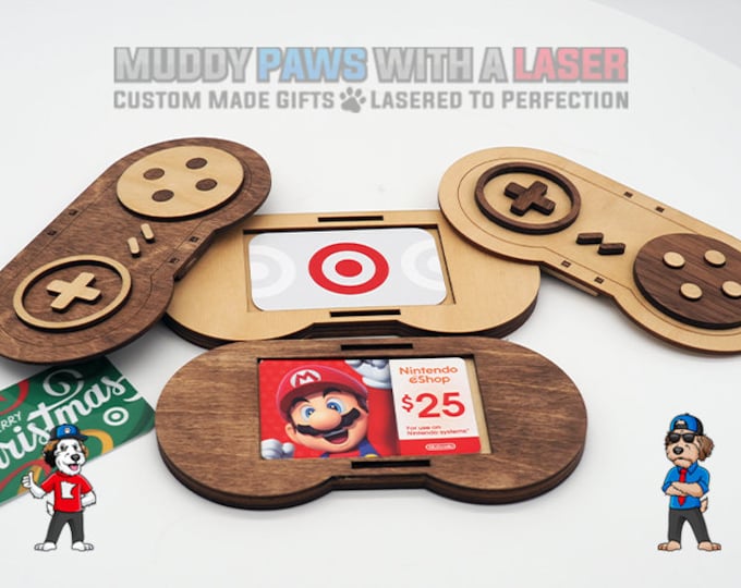 Gaming Controller Gift Card Holder Hide Your Cash Display - Etsy