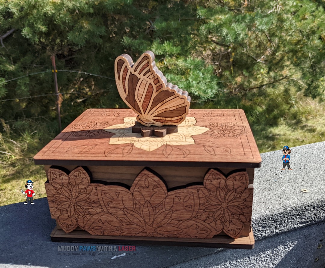 Handmade Butterfly Keepsake Box! Jewelry - Photos - Recipes - Trinkets ...