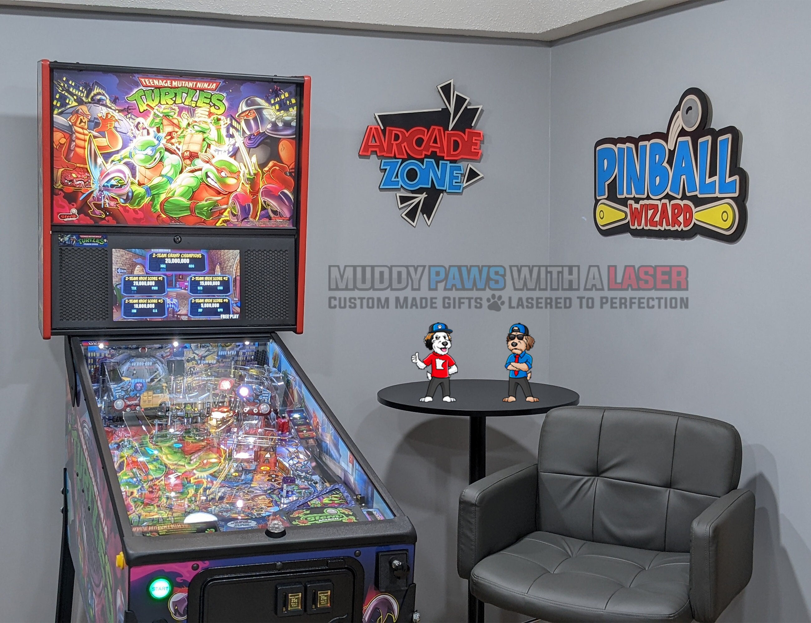 Arcade Zone Laser Engraved Handmade 3D Sign Pinball Game - Etsy