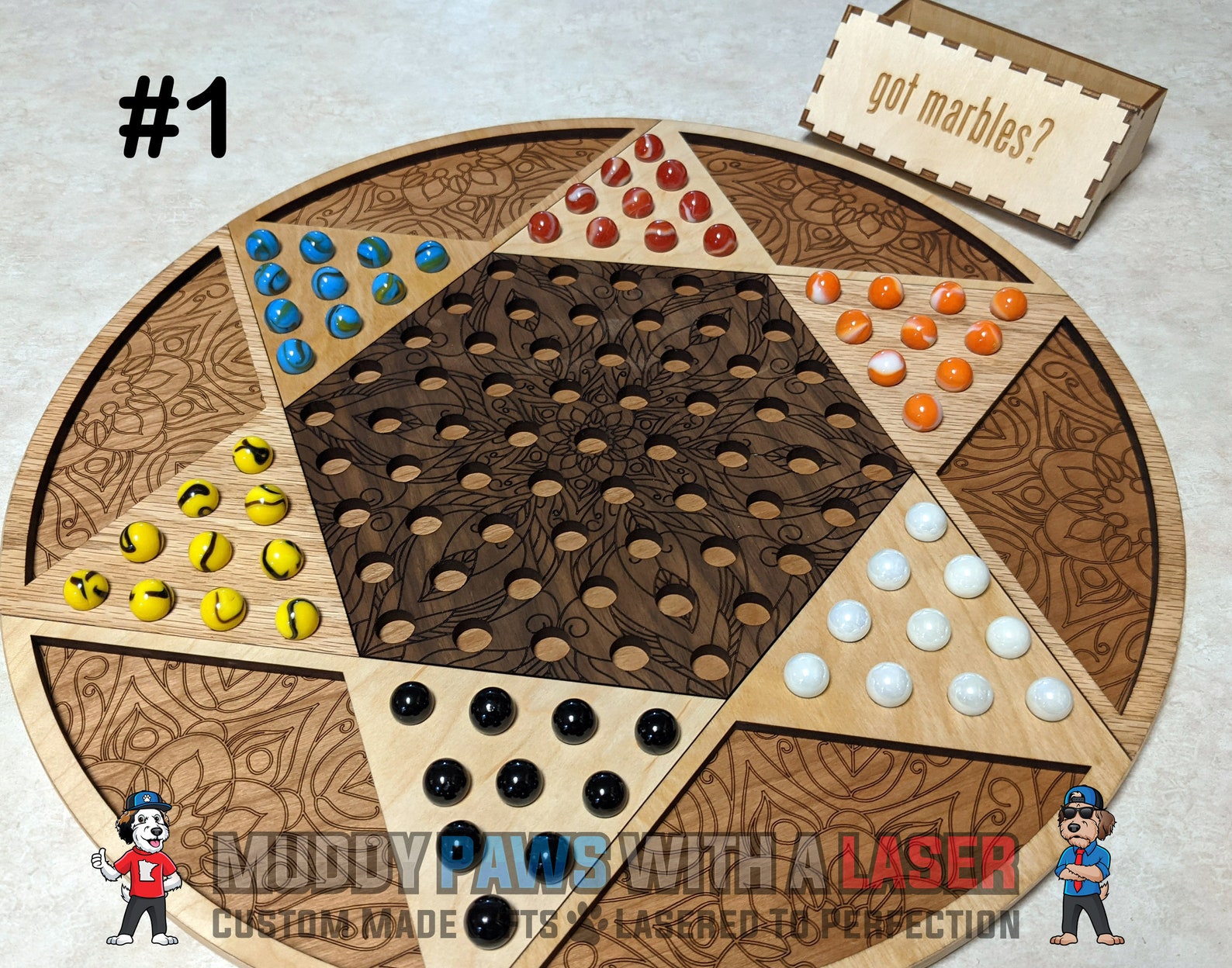 Chinese Checkers Board Family Game Night Fits Standard - Etsy