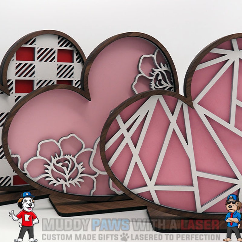 Standing Heart - Etsy