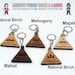 Mini Round Wood Keychain for the Adventurist in Your Life! Perfect for ...