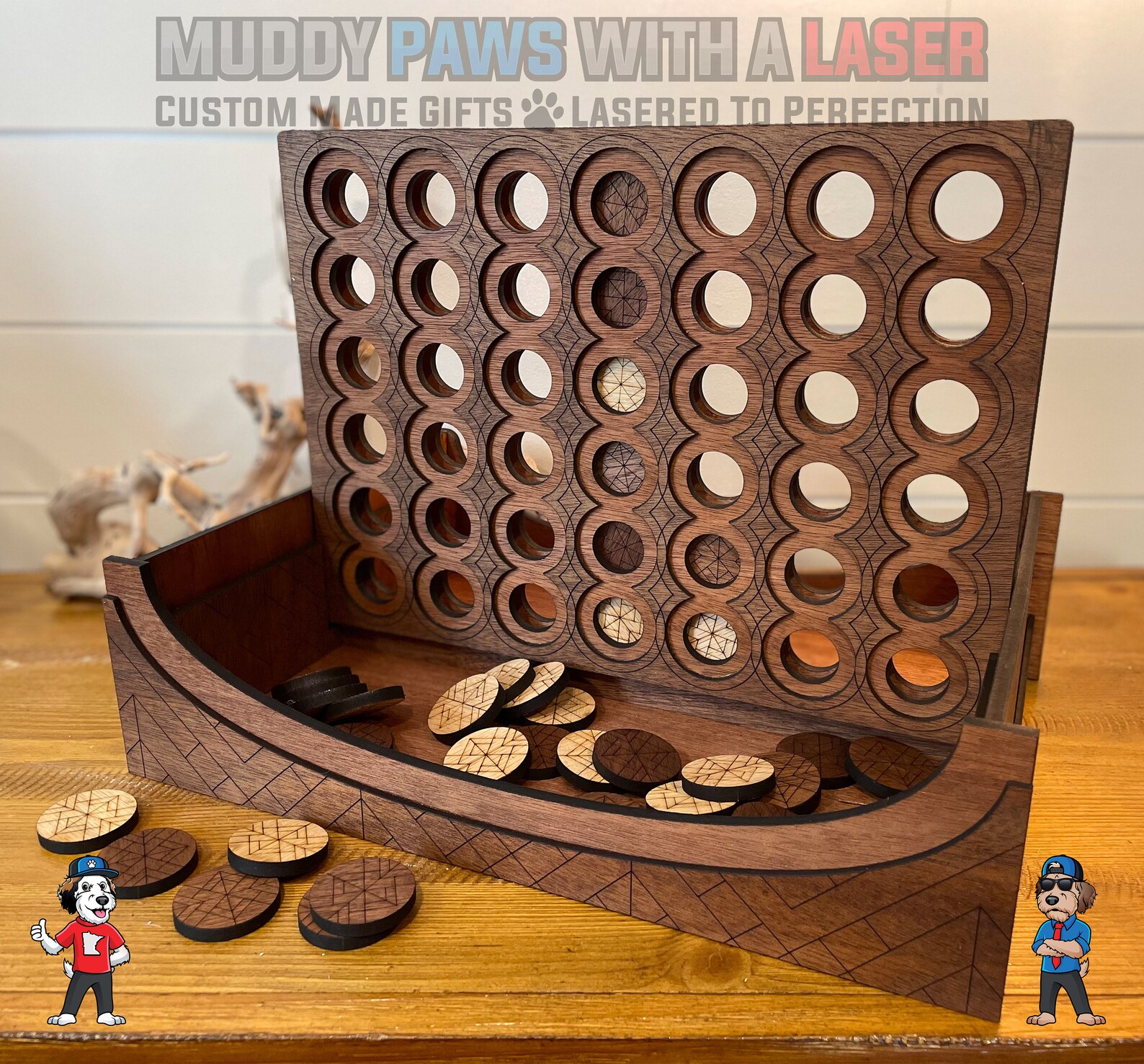 FARKLE Wood Dice Tray Custom Handmade Personalize It Dice - Etsy