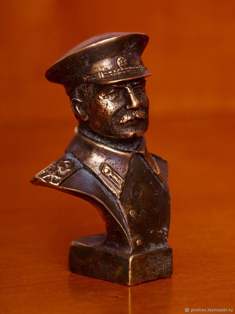 Bust STALIN Head of the USSR Vintage Style Collectible Brass | Etsy