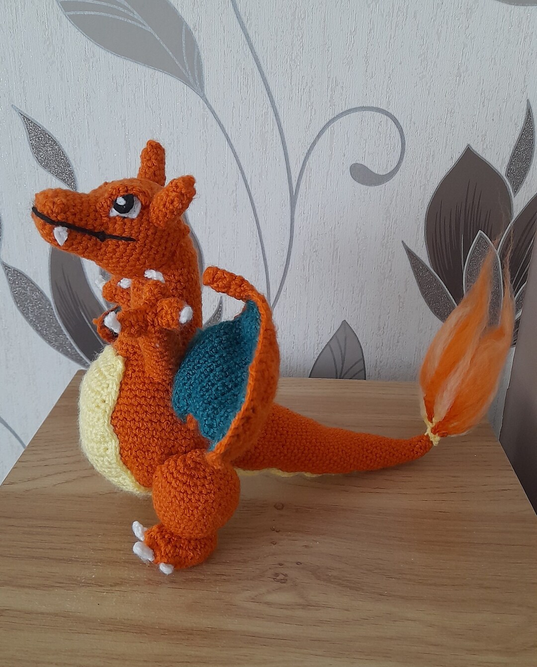 Charizard Pokémon Pokemon Amigurumi Crochet Knit Art Doll Toy - Etsy