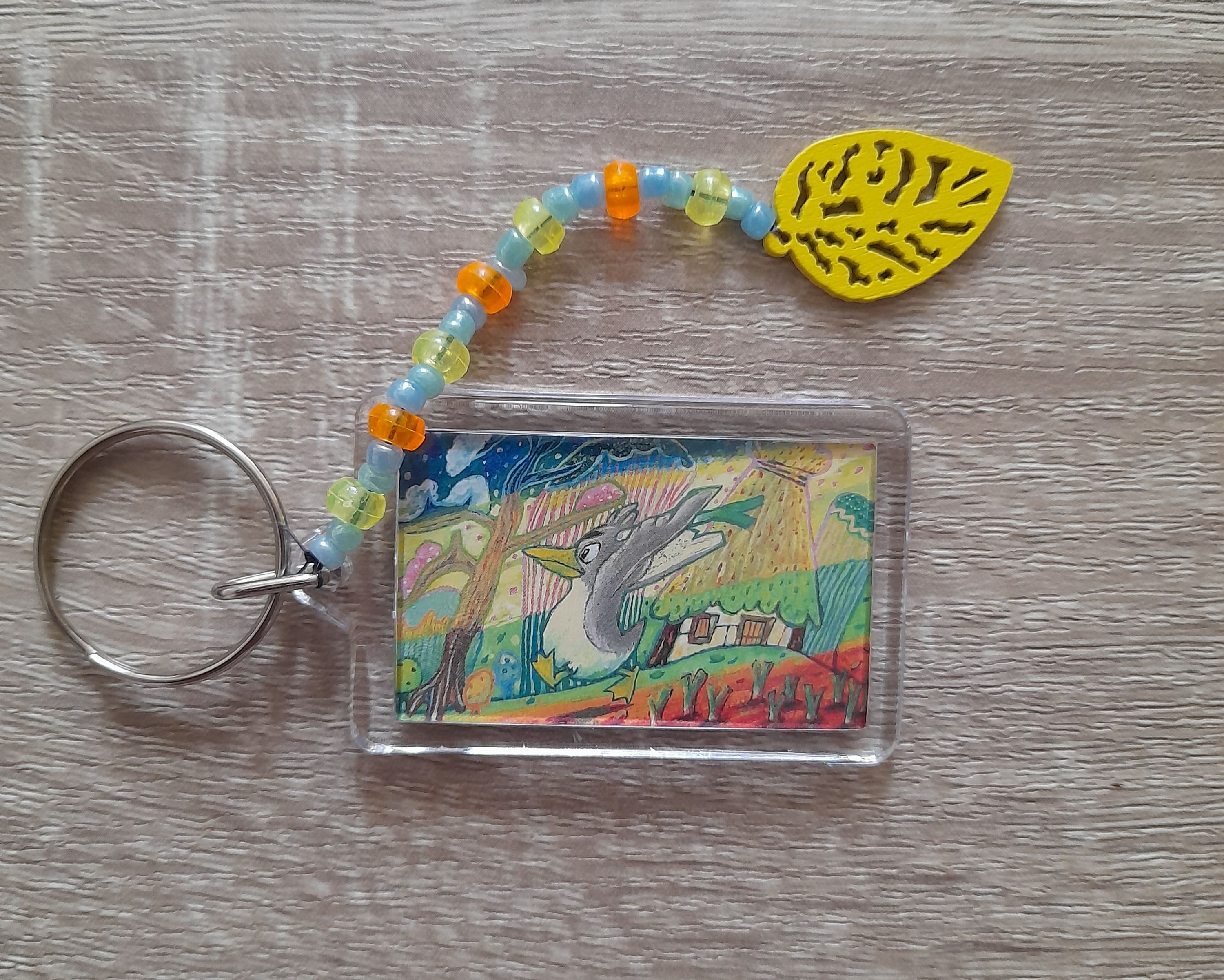 Pokémon Rectangular Keyring Pokemon Keychain Charm OOAK - Etsy UK