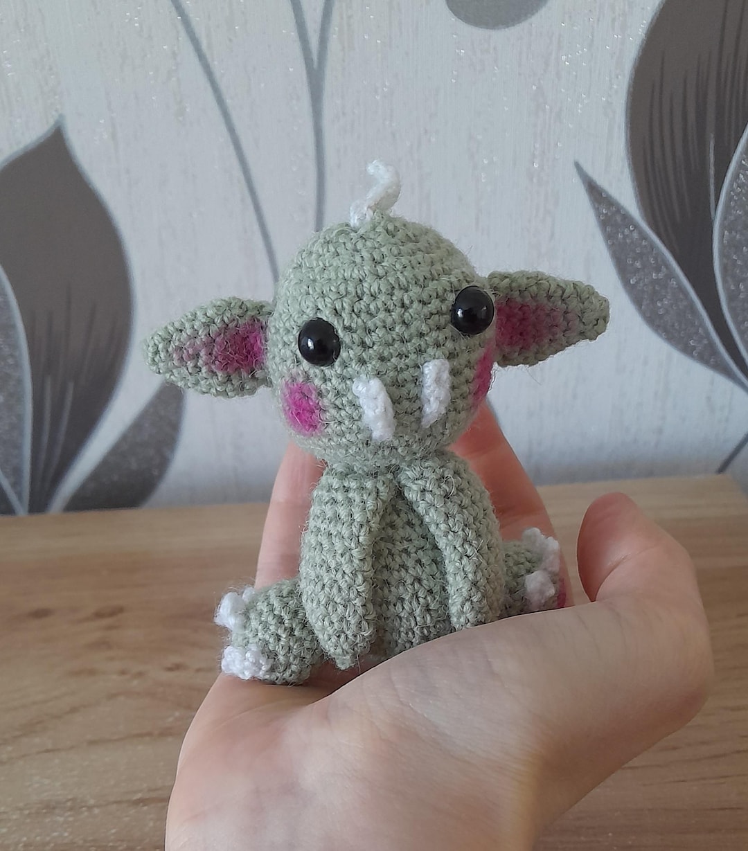 Chupacabra Crochet Amigurumi Toy Doll Plush Kawaii Creepy Cute Cryptid ...