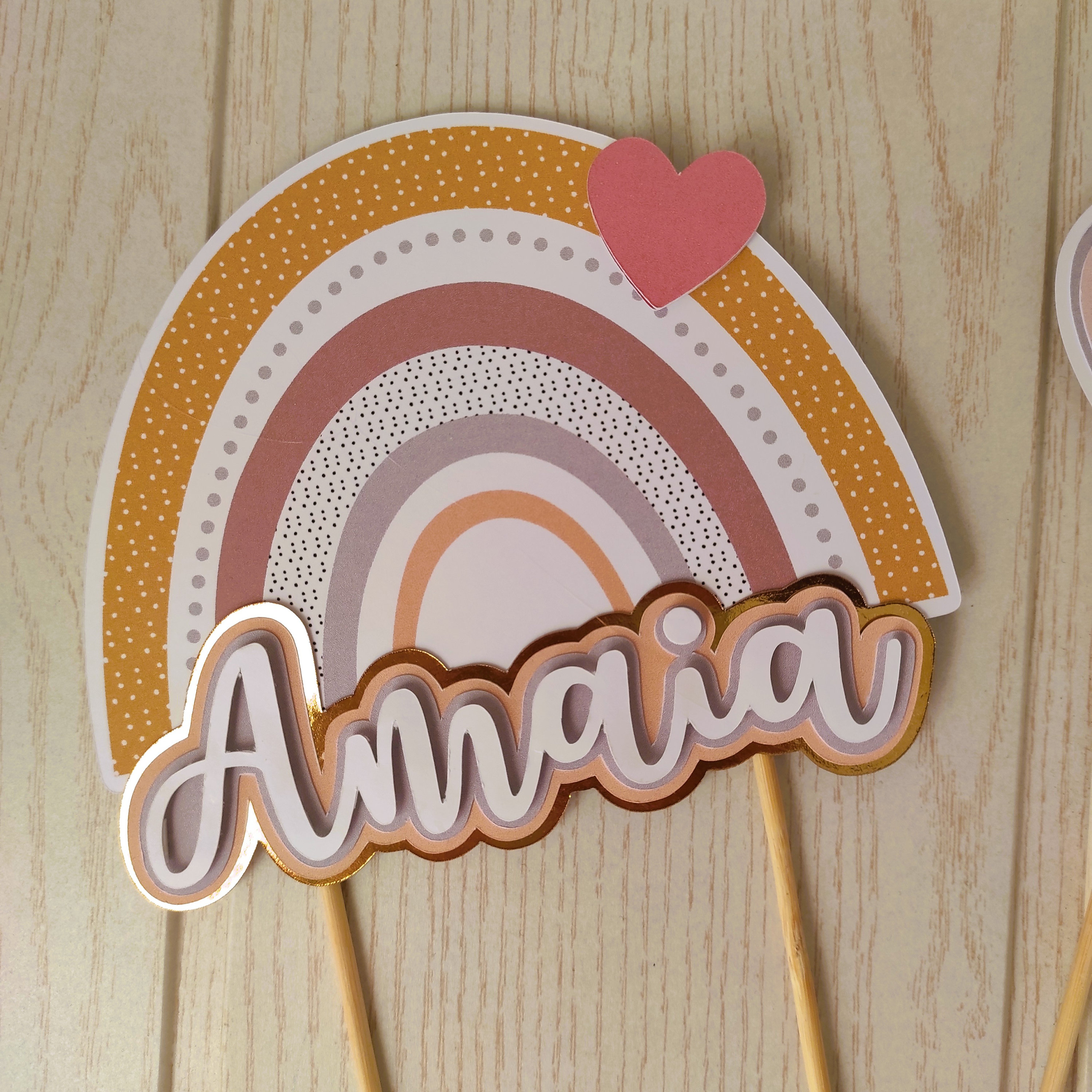 Boho Rainbow Cake Topper, Boho Rainbow Party Theme, Rainbow Boho Party ...