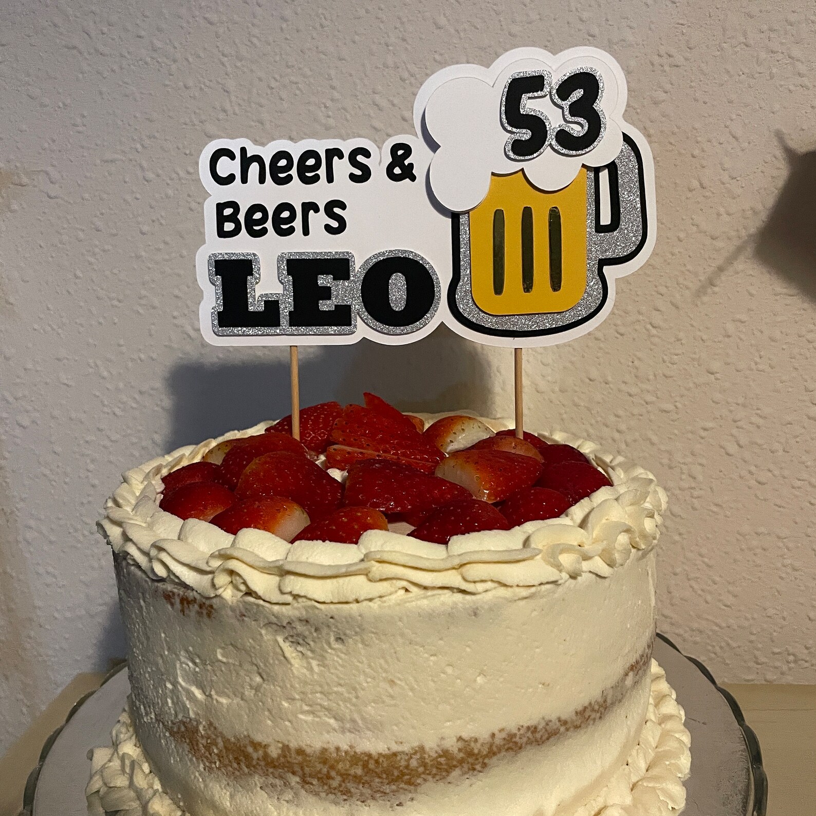 Beer Cake Topper, Beer Birthday Cake Topper, Beer Theme Party ...