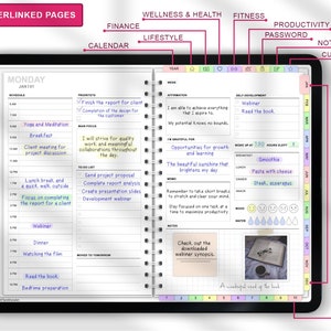 2025 Digital Planner for Ipad, Notability and Goodnotes Compatible ...