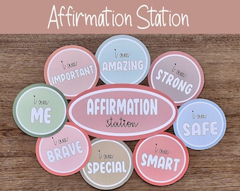 Affirmation Station Cards - Etsy