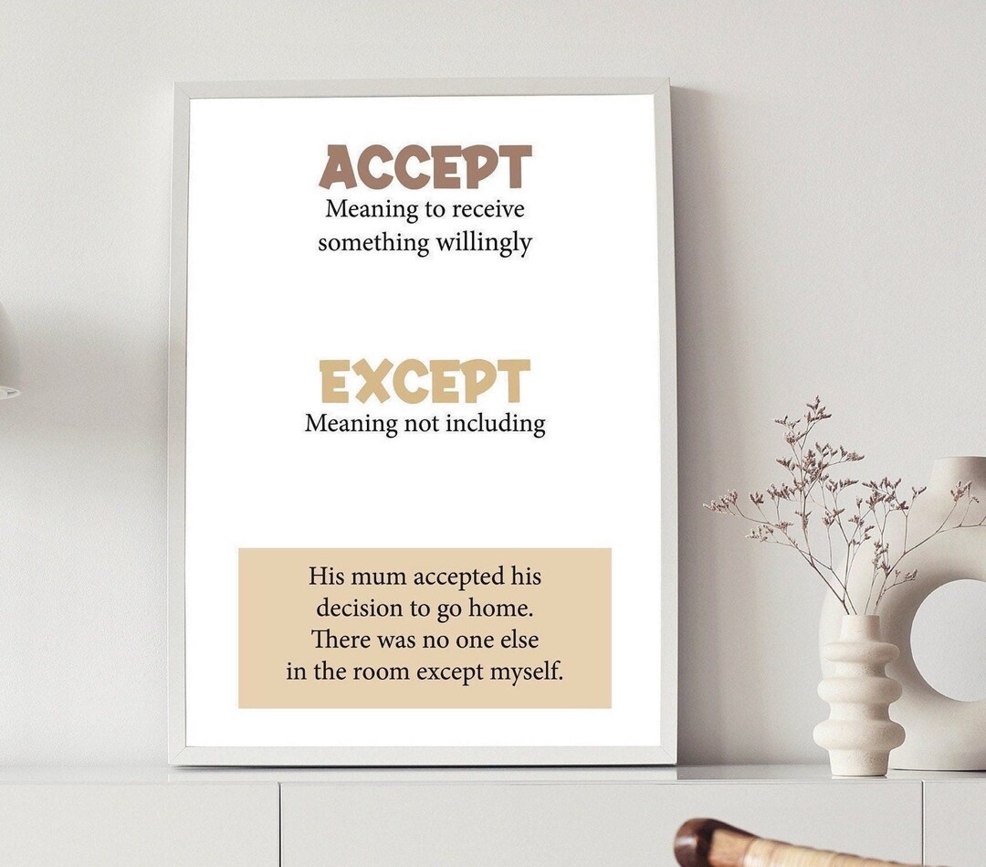 Homophones Poster, English Classroom Decor (digital Download) - Etsy