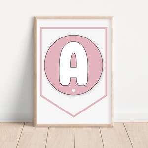 Digital Prints BOHO Bulletin Board Bunting Alphabet Posters Classroom ...