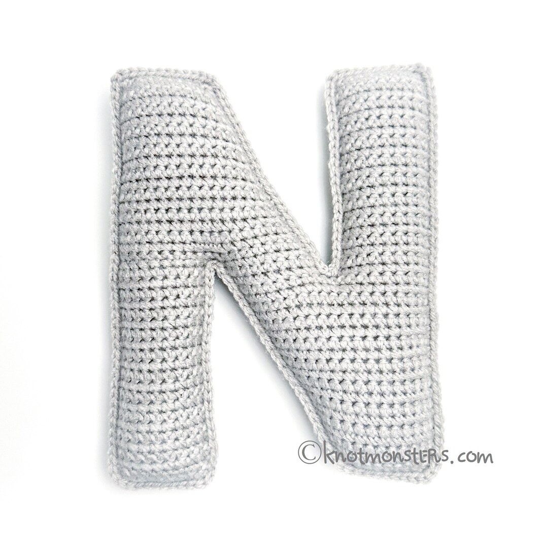 Letter N Crochet PATTERN ONLY! PDF Download Amigurumi Instructions ...