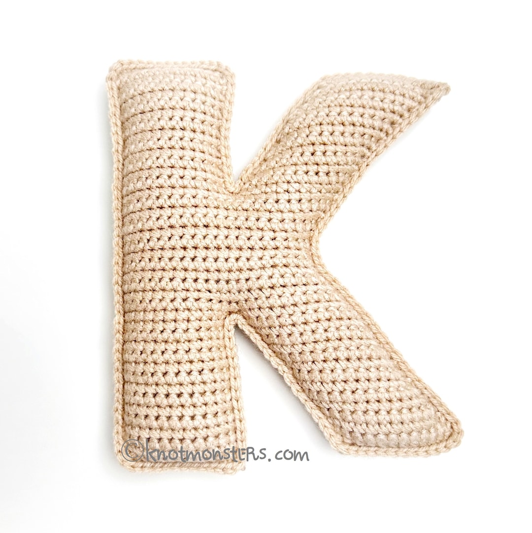 Letter K Crochet PATTERN ONLY! PDF Download Amigurumi Instructions ...