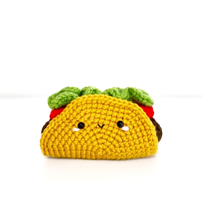 Taco Crochet Pattern! PATTERN ONLY! PDF Download Amigurumi Beginner ...