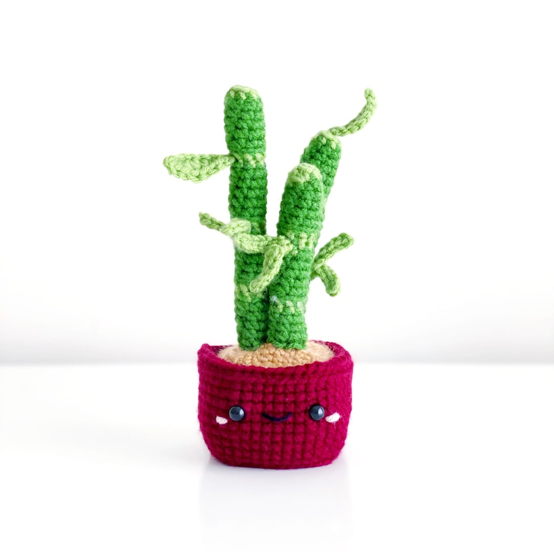Lucky Bamboo Plant Crochet Pattern! PATTERN ONLY Instant DOWNLOAD ...