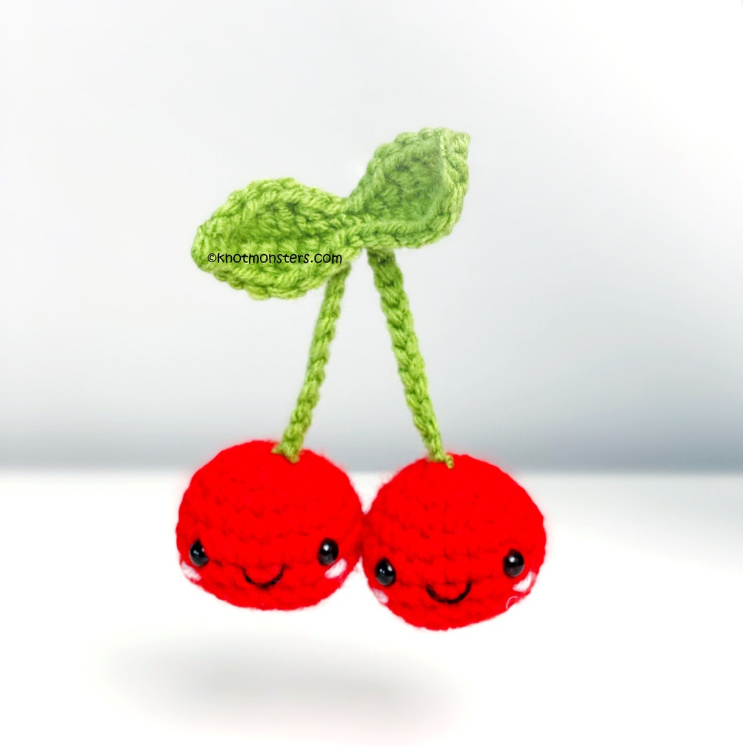 Cherry Crochet Pattern! PATTERN ONLY! PDF Download Amigurumi Beginner ...