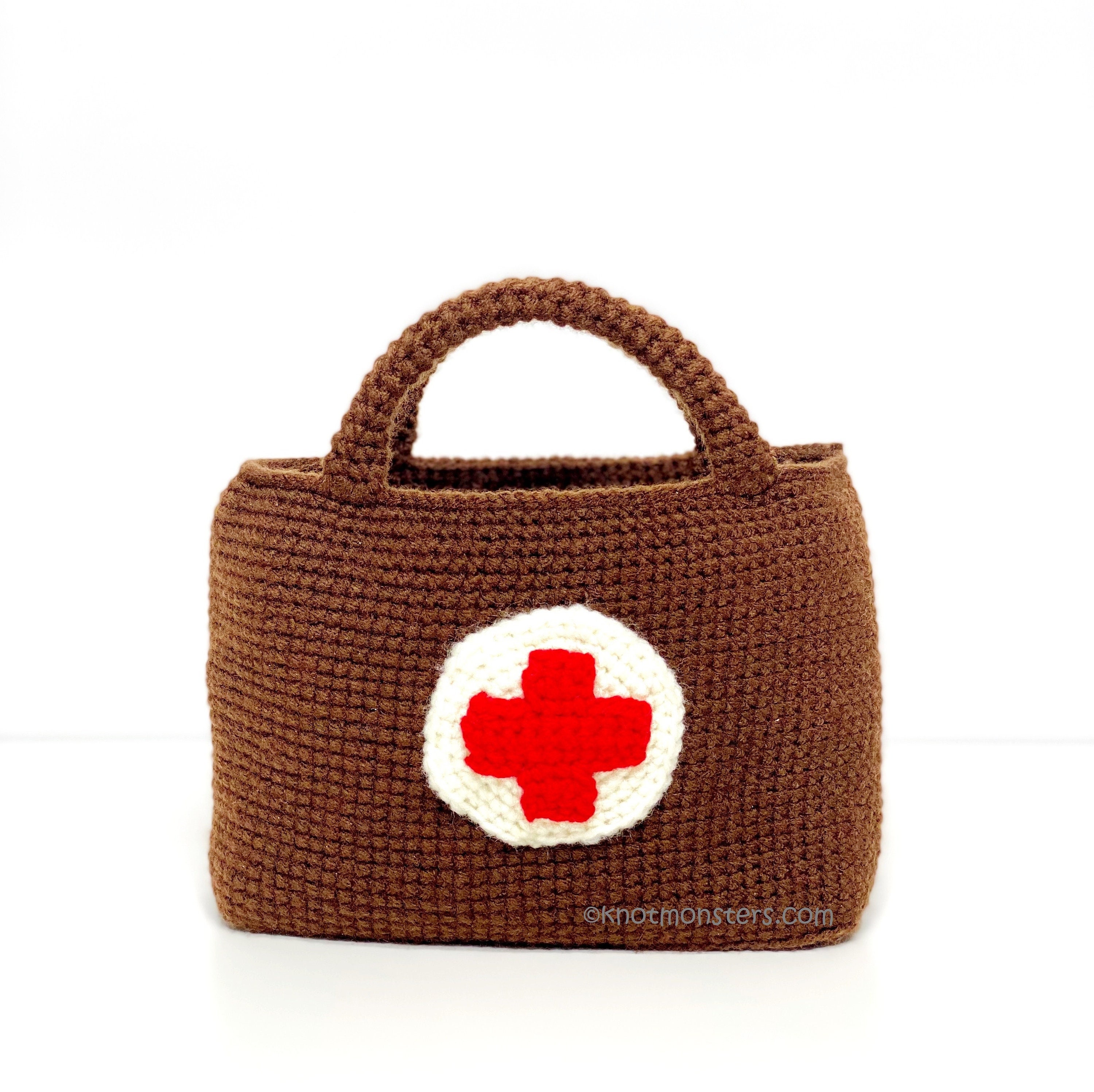 Medical "medic" Crochet Bag PATTERN ONLY! PDF Download Knotmonsters ...