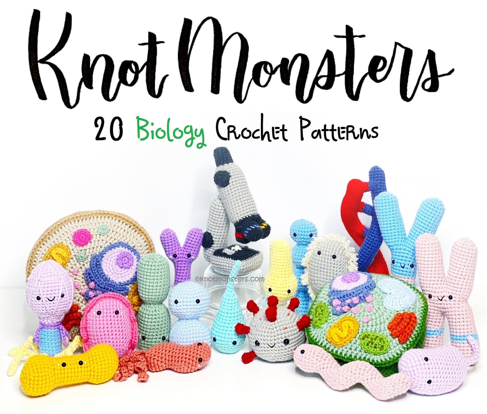 20 Biology Crochet Pattern Bundle EBOOK PDF Knotmonsters Amigurumi How ...