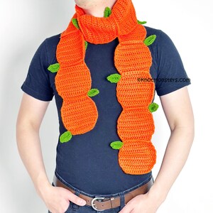 20 Fruit Vegetable Scarf Crochet Pattern Bundle! EBOOK PDF Knotmonsters ...