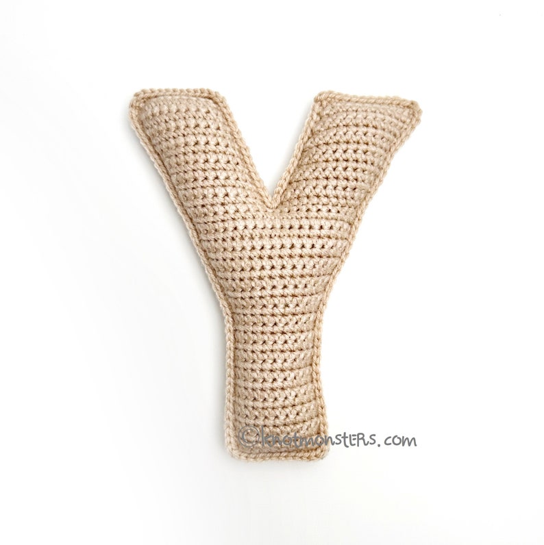 Letter Y Crochet PATTERN ONLY! PDF Download Amigurumi Instructions ...