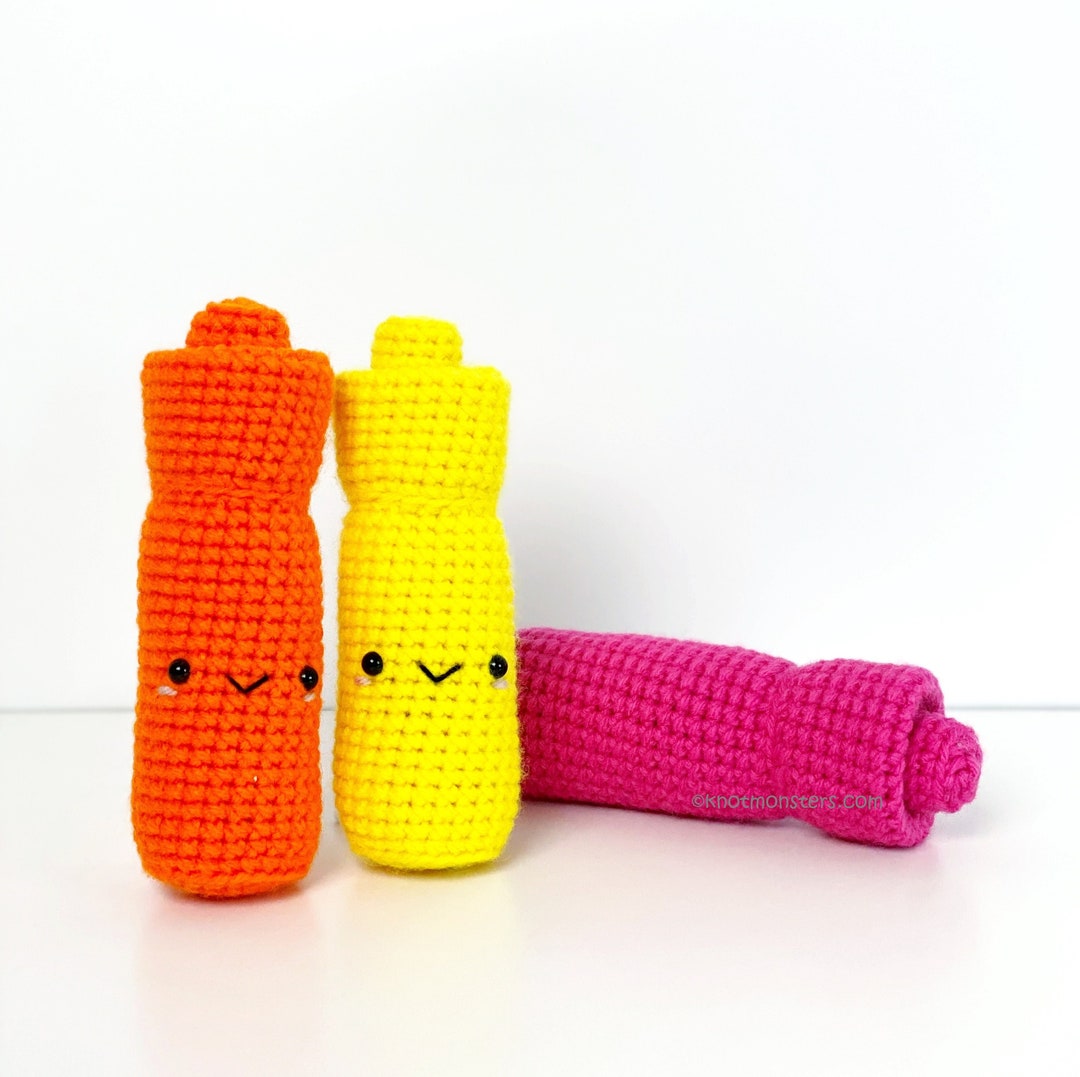 Highlighter PATTERN ONLY! PDF Download Knotmonsters Amigurumi How to ...
