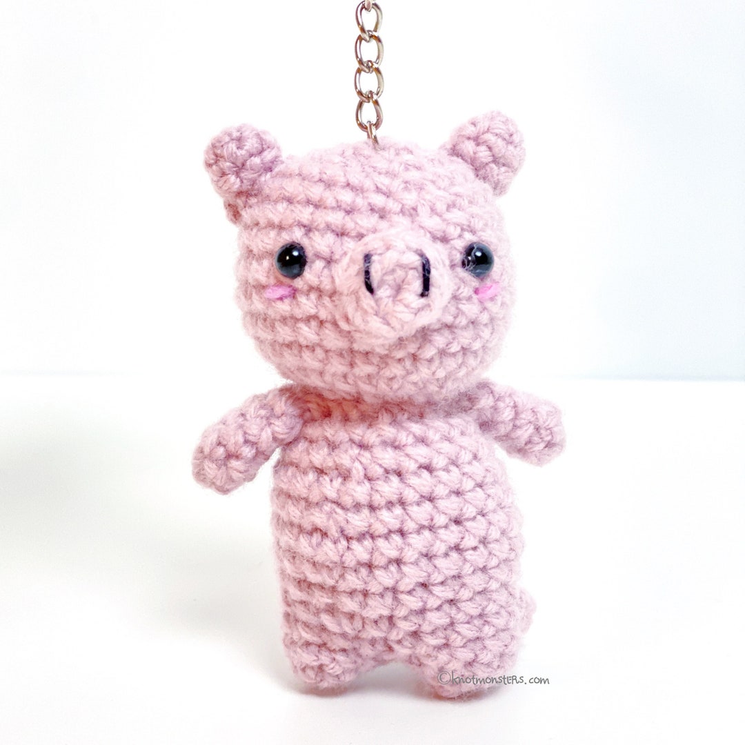 Pig Keychain Crochet Pattern! PATTERN ONLY! PDF Download Amigurumi ...