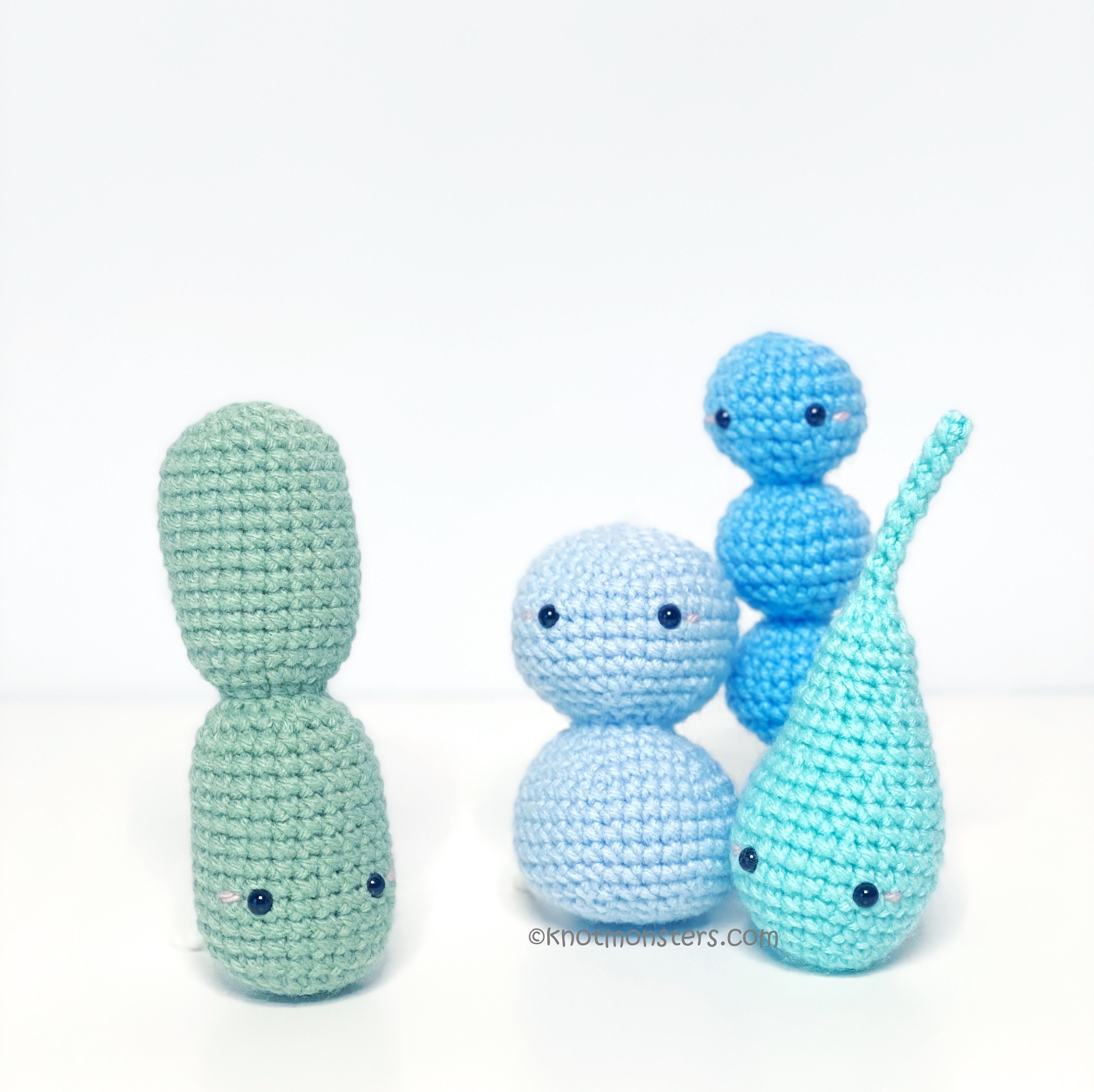 Bacteria Babies! 12 Crochet Patterns! PATTERN ONLY! PDF Download ...