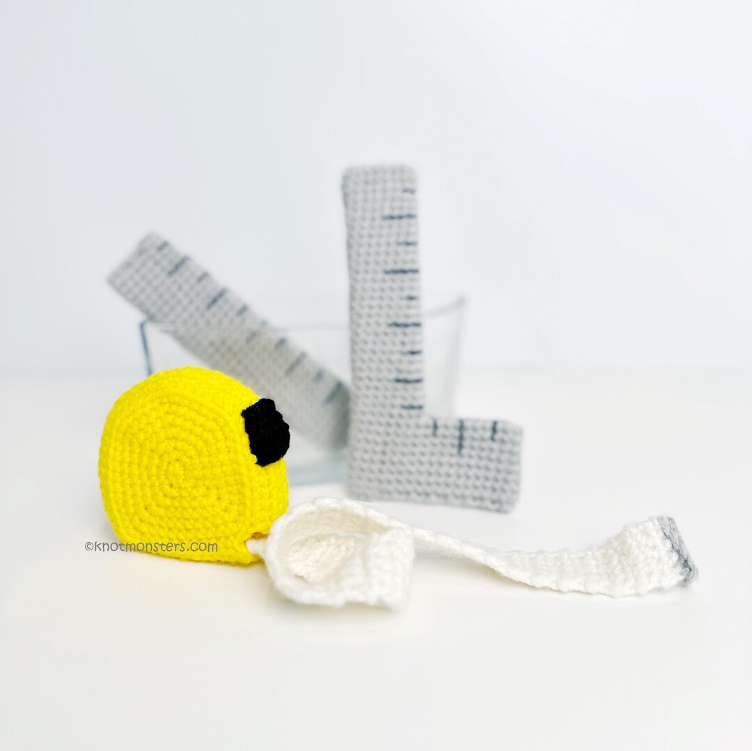Tape Measure Ruler Crochet PATTERN ONLY! PDF Download Beginner Easy ...