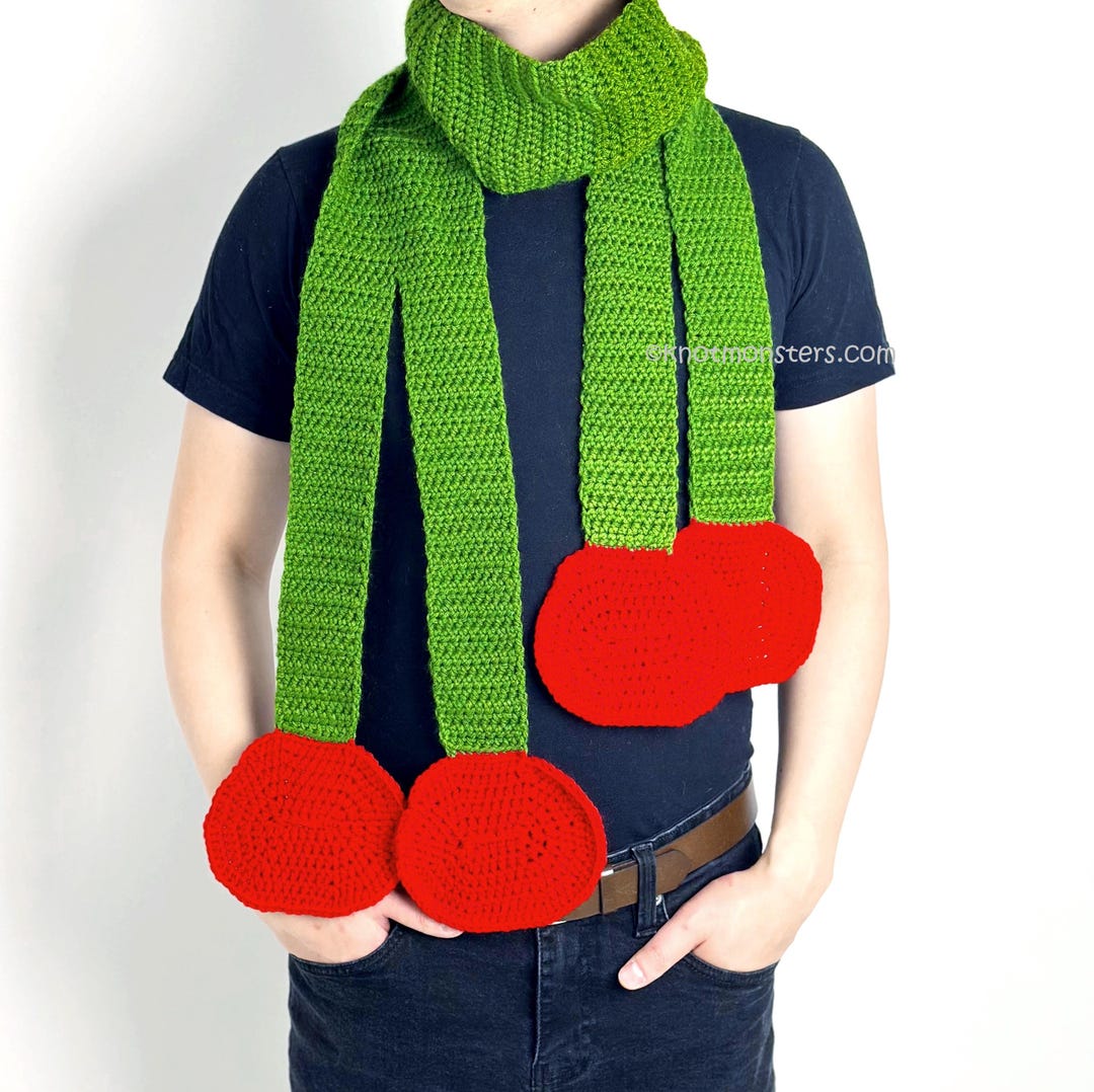 Cherry Scarf Crochet Pattern! PATTERN ONLY! PDF Download Amigurumi ...