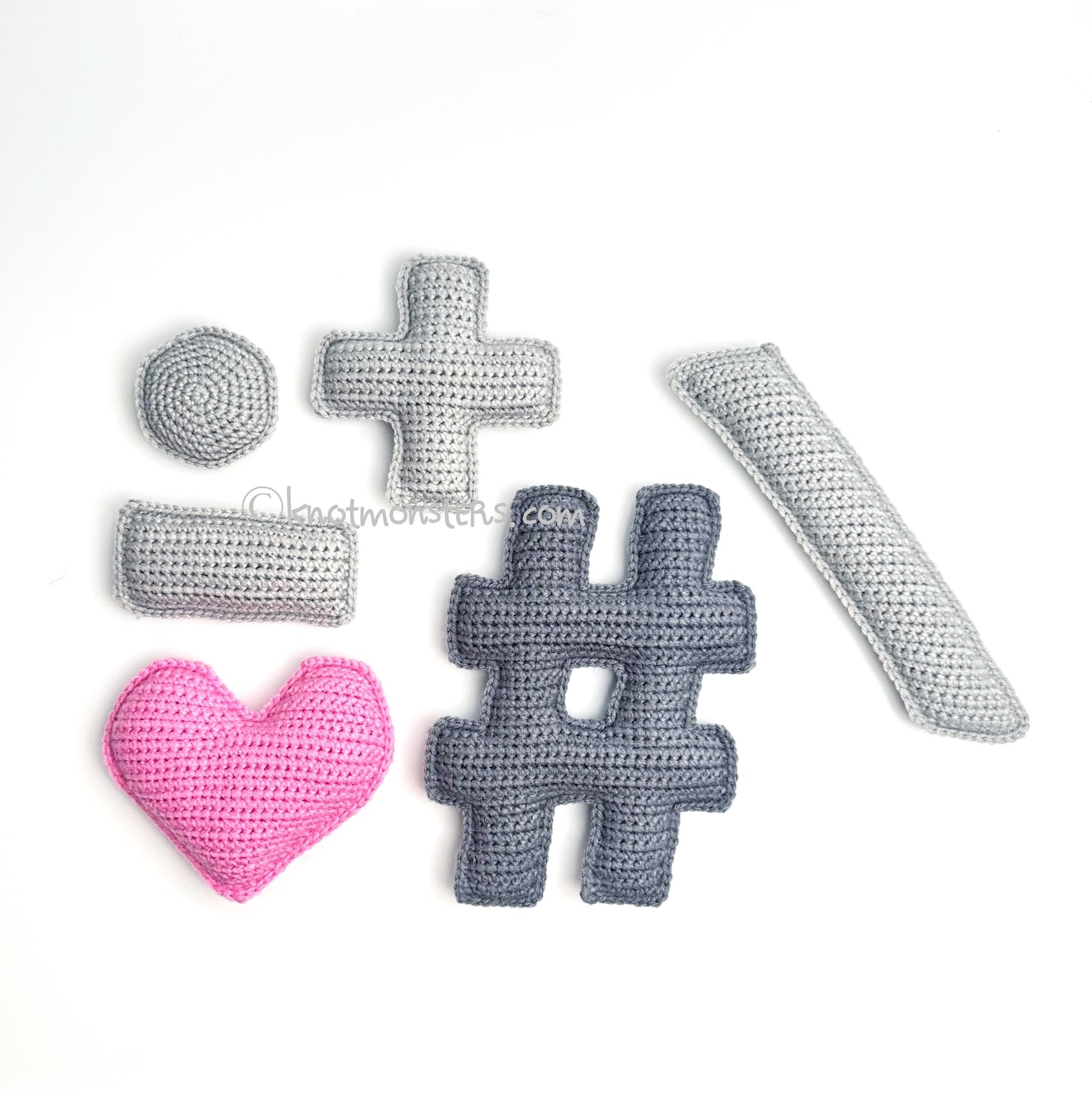 40 Letters & Numbers Crochet Pattern Bundle EBOOK PDF Knotmonsters ...