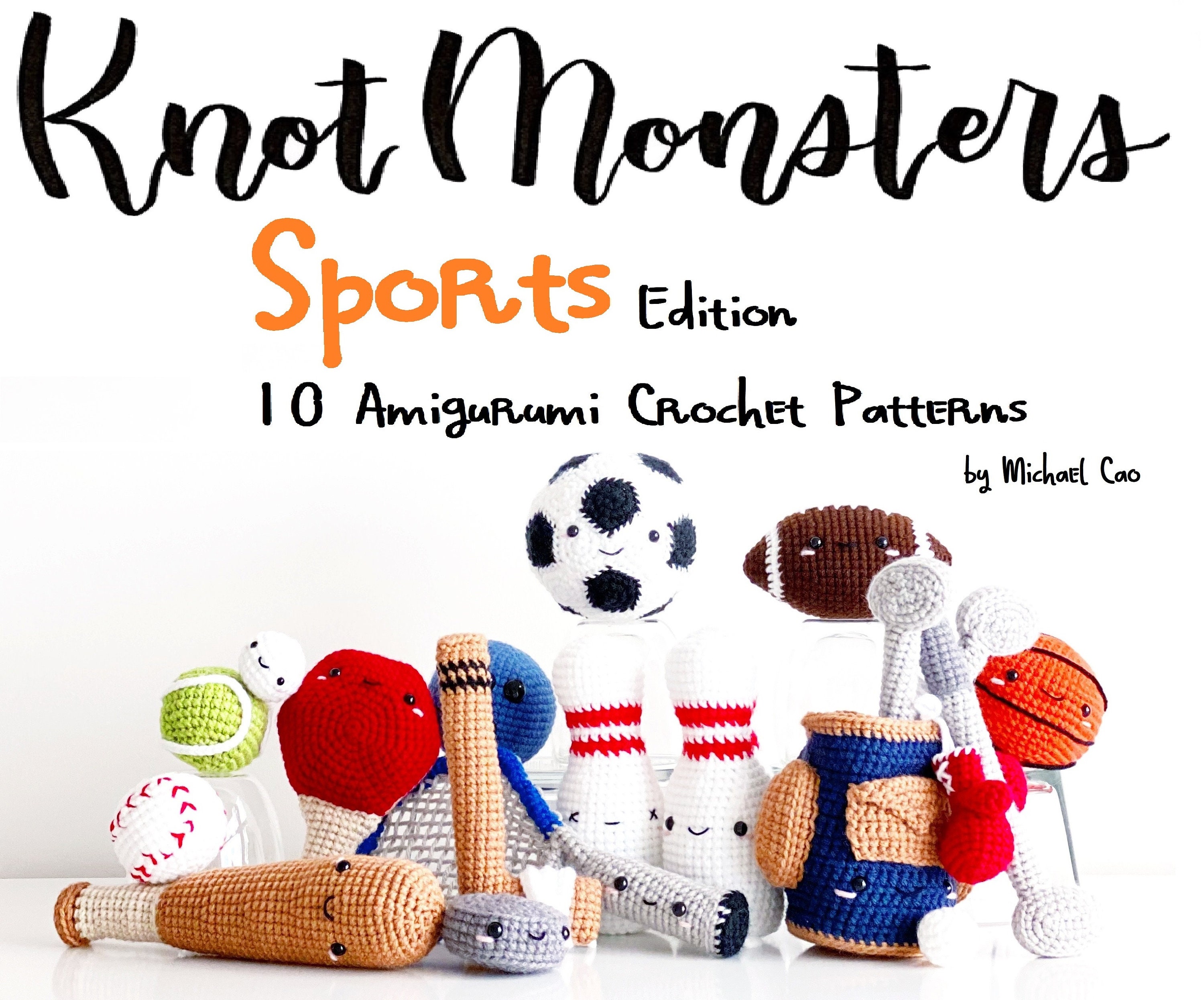 10 Crochet Sports Patterns EBOOK PDF Knotmonsters Amigurumi - Etsy Canada