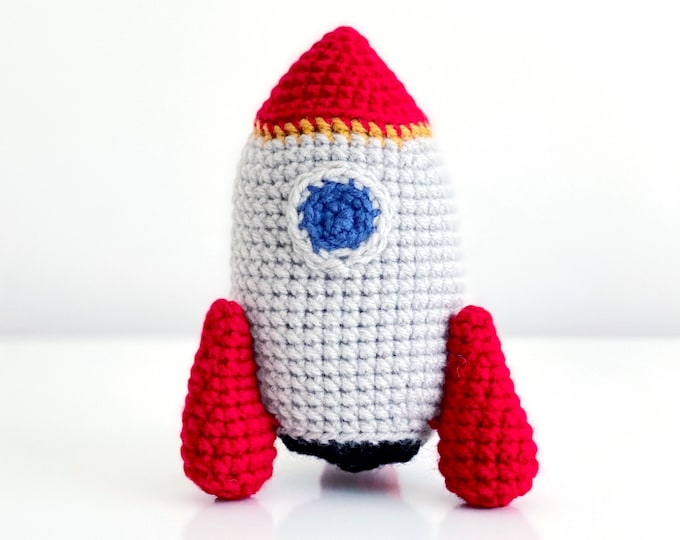Space Rocket Easy Crochet Pattern , Amigurumi Mini Space Crochet PDF ...