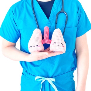 Anatomical Lungs Crochet Pattern! PATTERN ONLY Instant DOWNLOAD ...