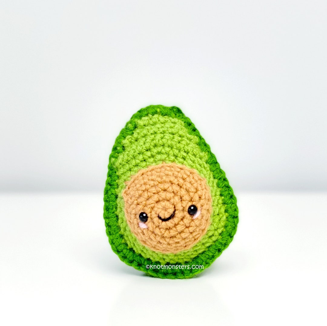 Avocado Crochet Pattern! PATTERN ONLY! PDF Download Amigurumi Beginner ...