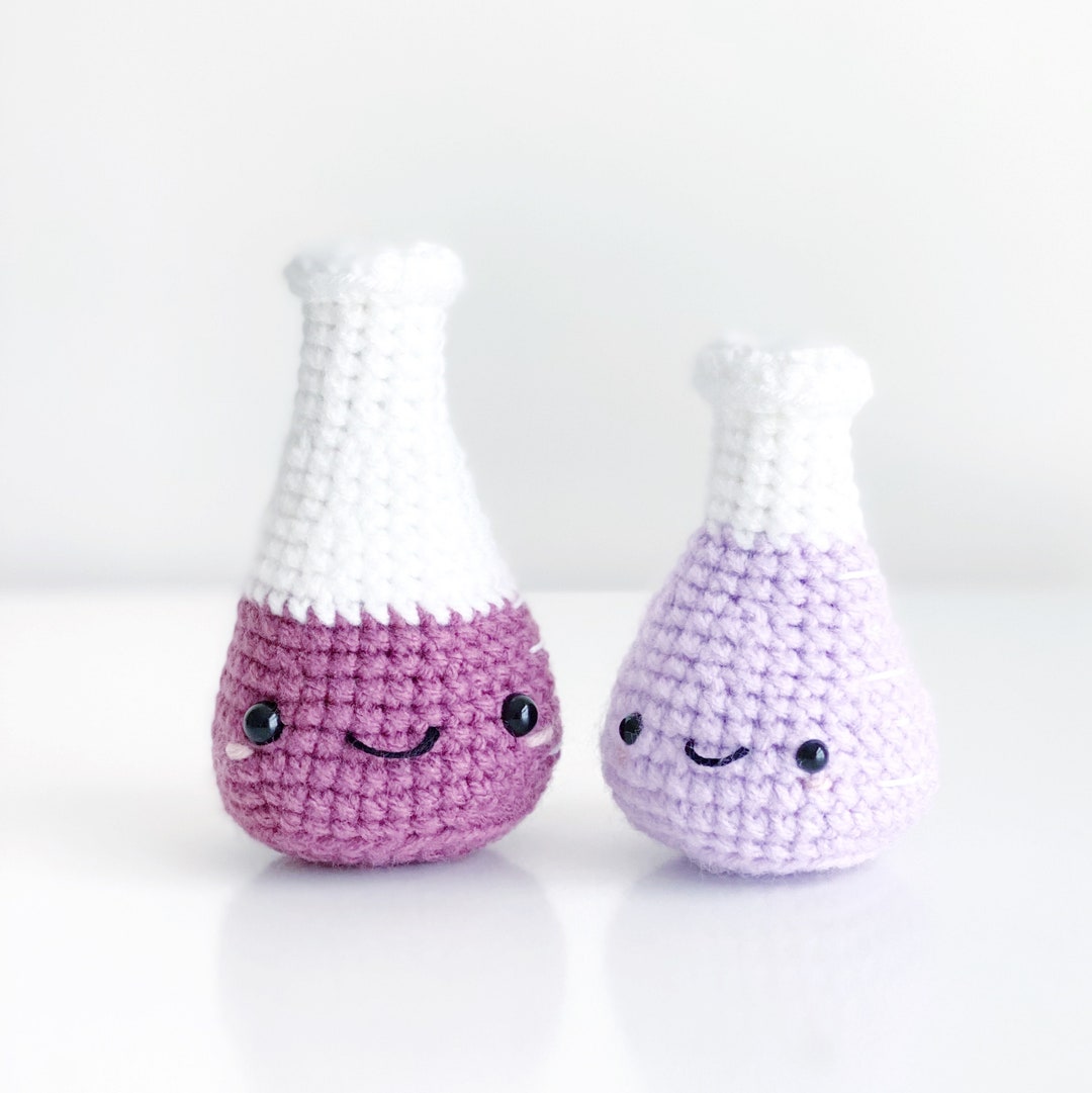 Erlenmeyer Flask Crochet PATTERN ONLY Pdf DOWNLOAD Amigurumi - Etsy