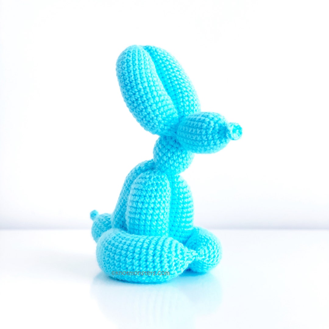 Bunny Rabbit Balloon Animal Crochet PATTERN ONLY Instant DOWNLOAD ...