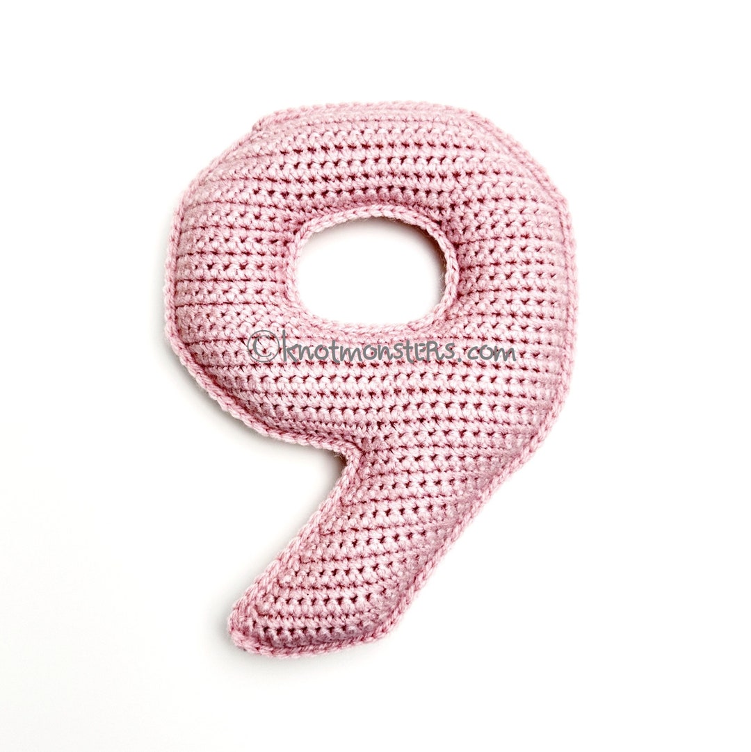 Number Nine 9 Crochet PATTERN ONLY! PDF Download Amigurumi Instructions ...
